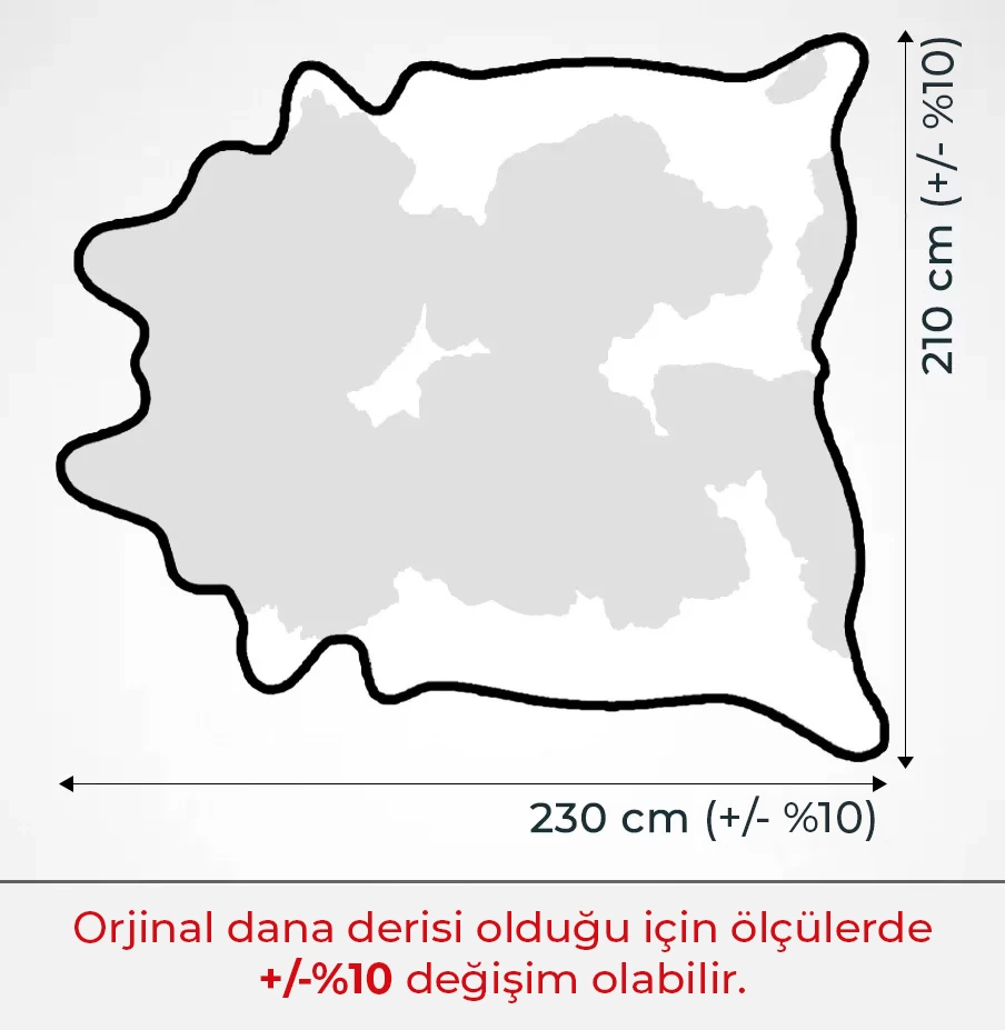 Minuano Exotic Hakiki Deri 4m² Dana Post Halı