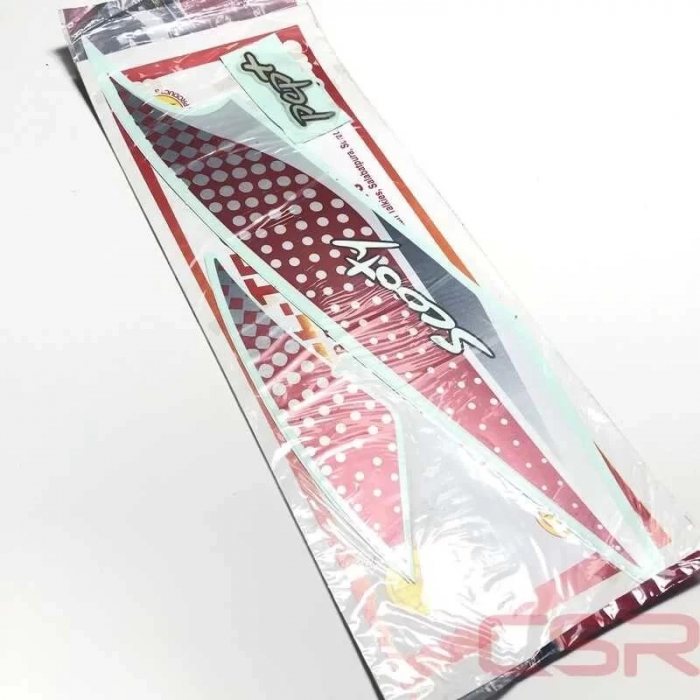 TVS Scooty Pep Sticker Seti 90cc - 5636577629549