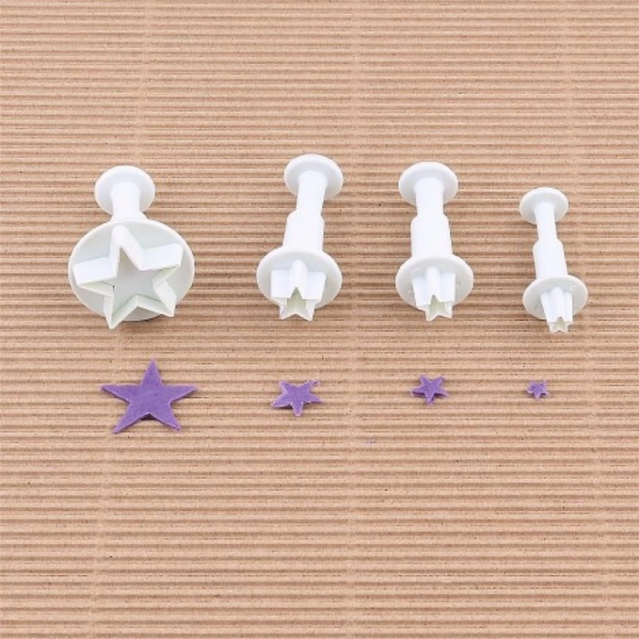 4 lü basmalı yıldız kopat set