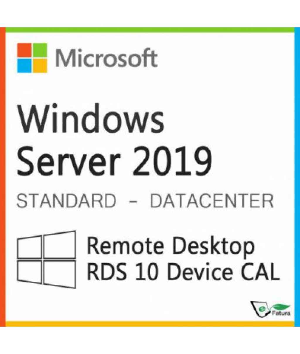 Orijinal Microsoft Windows Server 2019 RDS CALL 10 Kullanıcı BİREYSEL | Satın Al