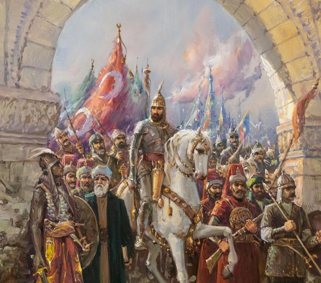 Fatih Sultan Mehmet'in İstanbul'a Girişi Kanvas Tablo Remzi Taşkıran ...