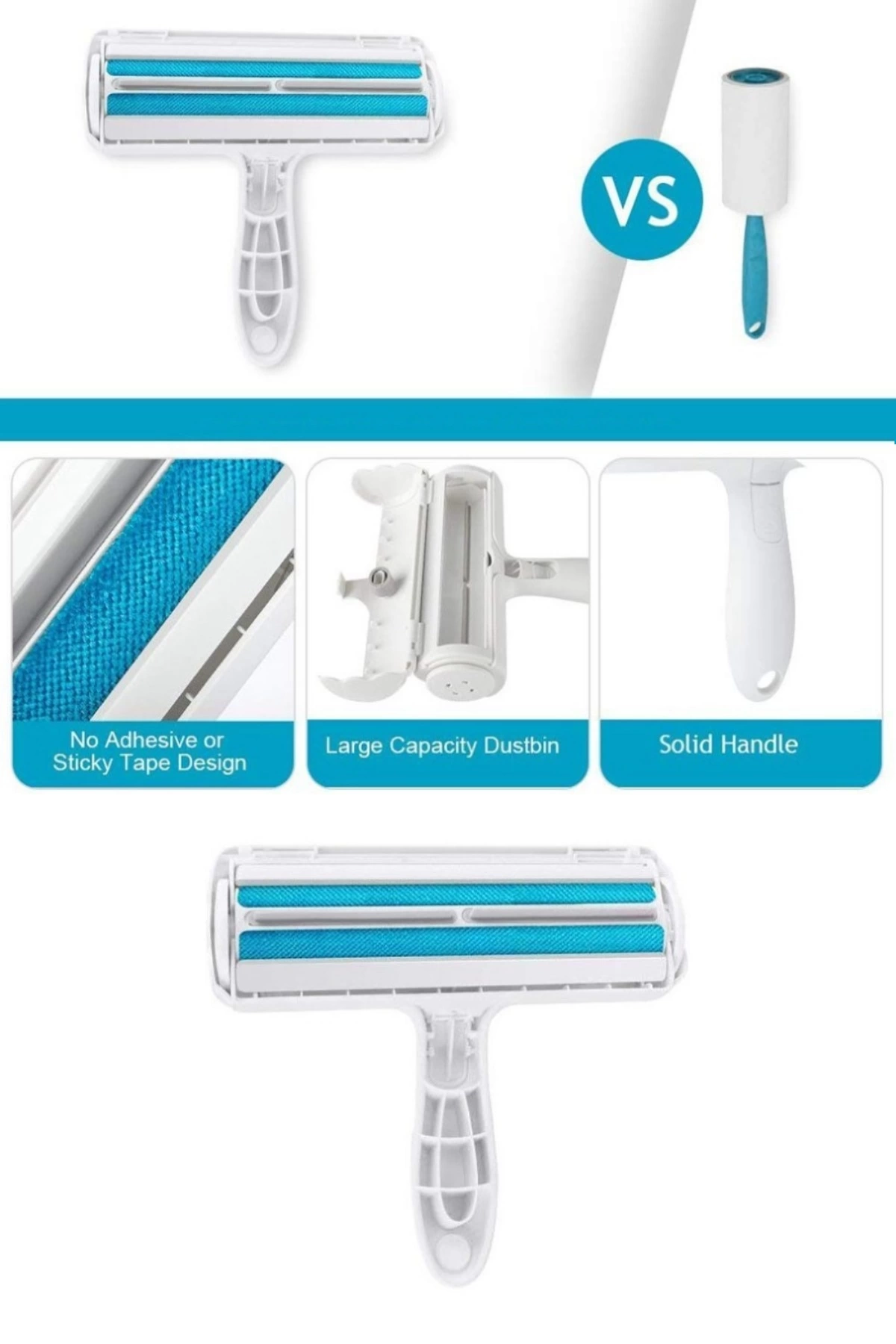 Kedi Köpek Evcil Hayvan Tüy Temizleyici Kıl Toz Toplayıcı Hazneli ...