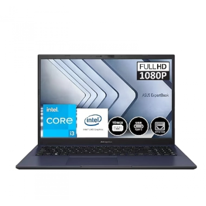 ASUS EXPERTBOOK B1502CBA-I38512B0D INTEL I3 1215 İŞLEMCİ 8 GB RAM 512 ...