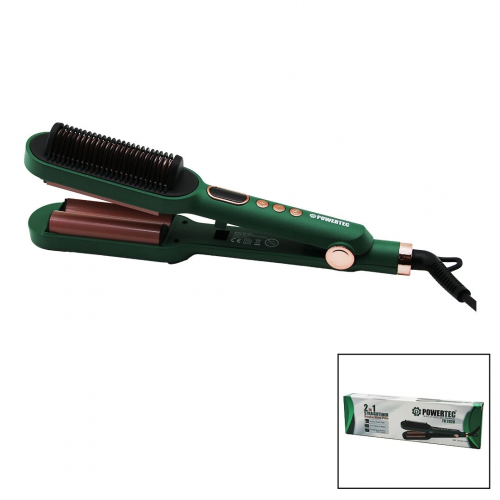 POWERTECH TR-2820 (2IN1) (FIRÇA & DALGALI) SAÇ DÜZLEŞTİRİCİ (LED EKRAN ...