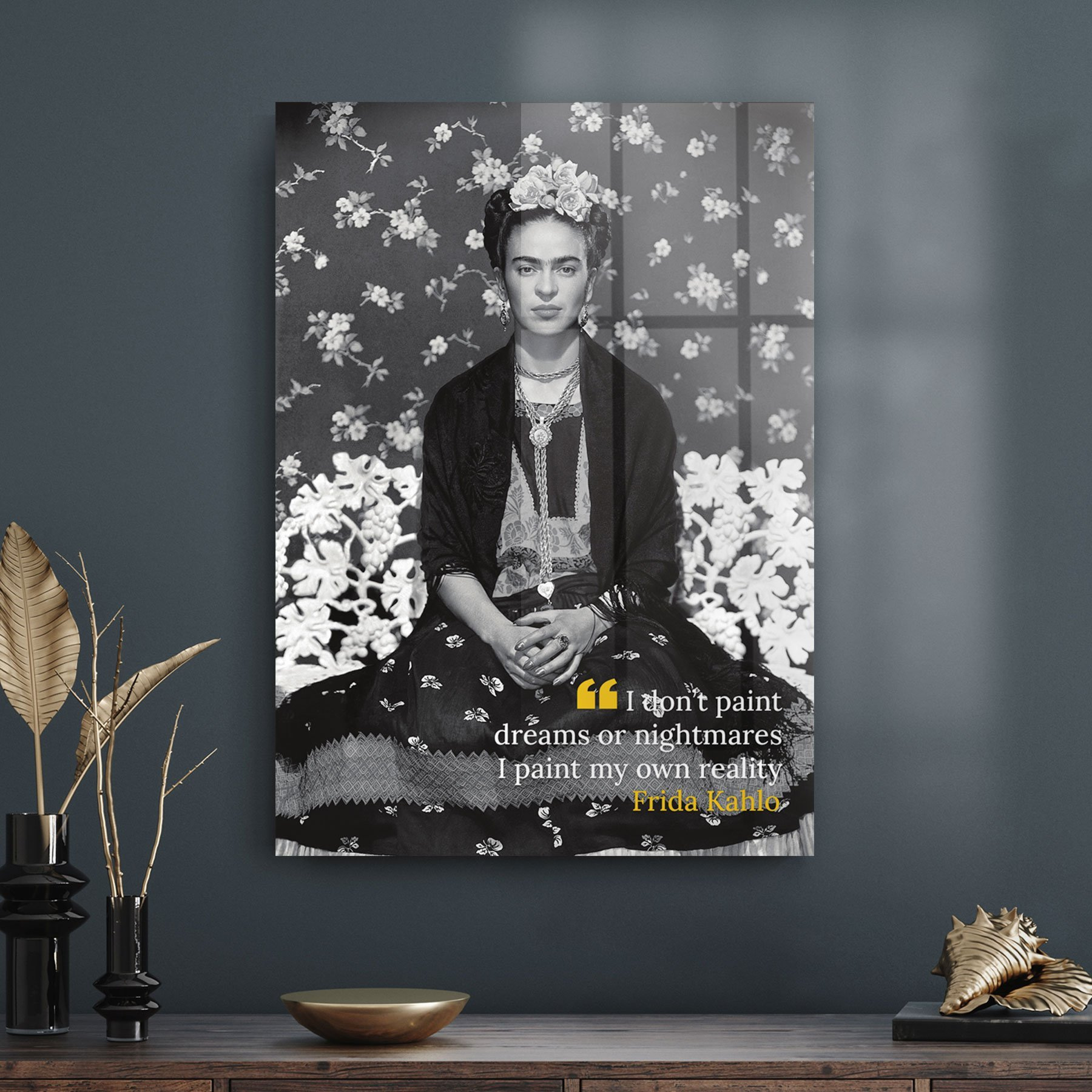 Decovetro Cam Tablo Frida Kahlo 50x70 cm