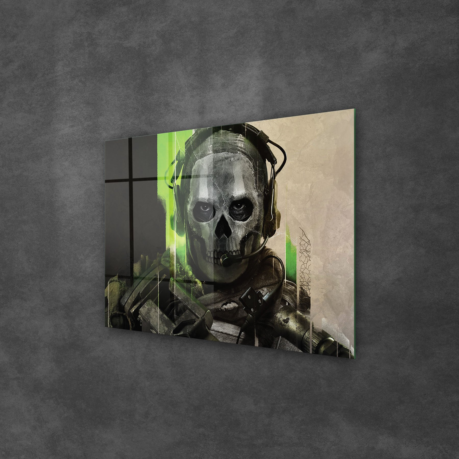 Decovetro Cam Tablo Gamer Room Ghost 30x40 cm