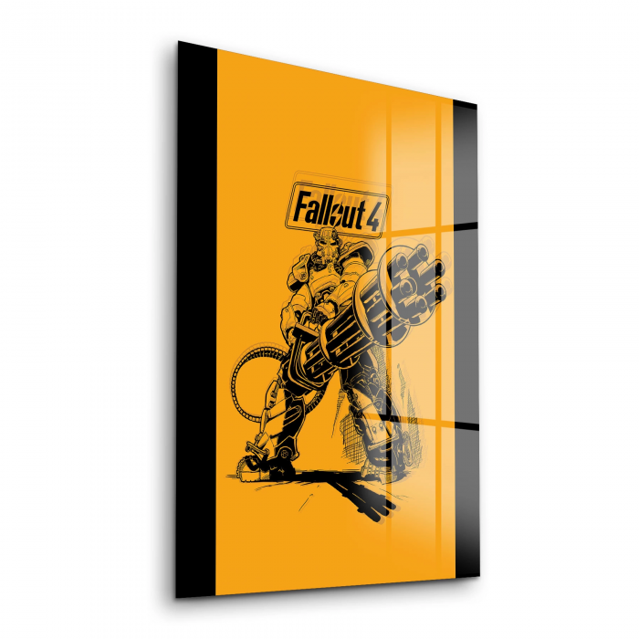 Decovetro Cam Tablo Fallout 4 30x40 cm
