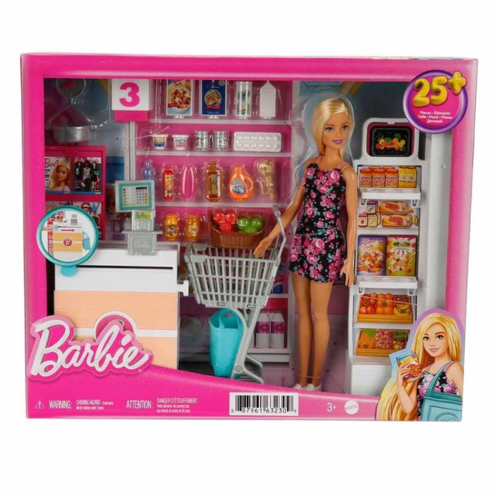 BARBİE FRP01 SÜPERMARKETTE OYUN SETİ