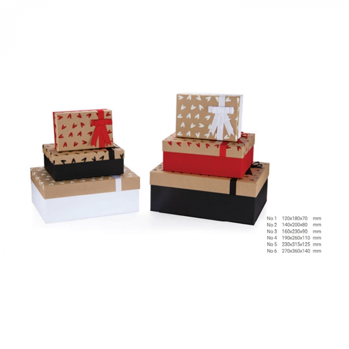 GIPTA SANSA DİKDÖRTGEN HEDİYE KUTUSU BX0853 E 230x315x125 mm NO:5