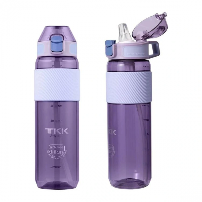 VAGONLİFE T1003 TKK PİPETLİ TRİTAN MATARA MOR 700ML