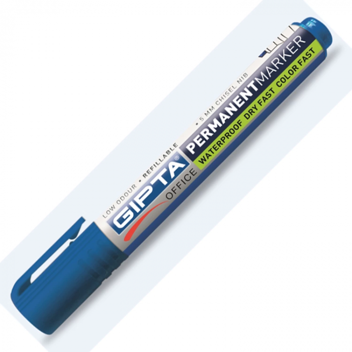 GIPTA F1332 PERMANENT MARKER YUVARLAK UÇ MAVİ