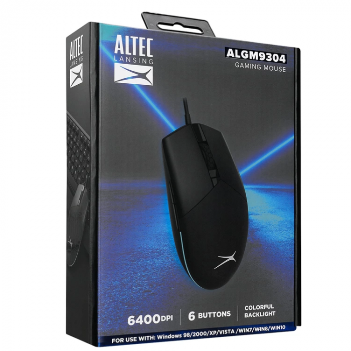 ALTEC LANSİNG ALGM9304 USB SİYAH 7 TUŞLU 6400DPI KIRMIZI LEDLİ GAMİNG ...