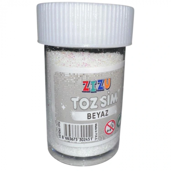 ZİZU DK2451 TOZ SİM TUZLUK BEYAZ - TEKLİ