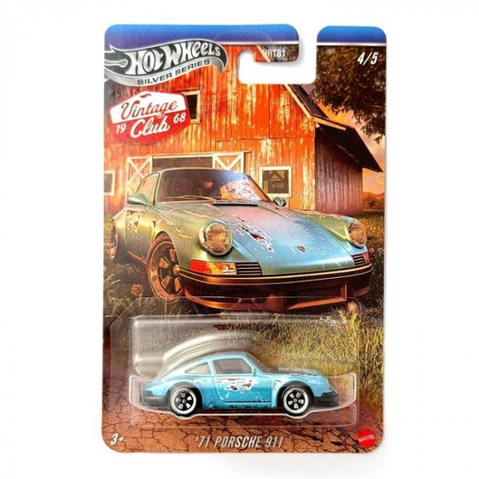 MATTEL HRT81/JKY34 HOT WHEELS SILVER SERIES VINTAGE 71 PORSCHE 911 ...