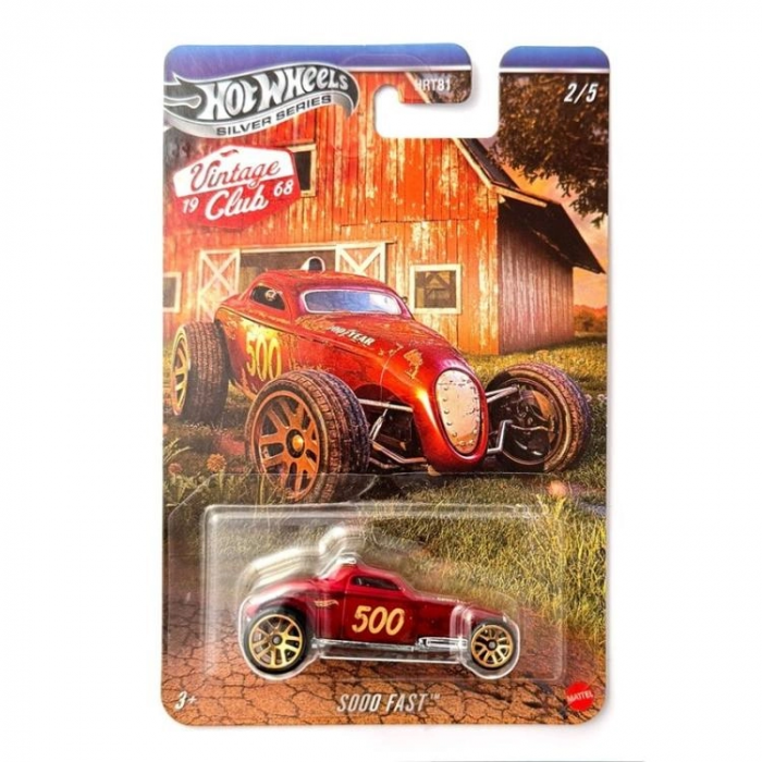 MATTEL HRT81/JKY32 HOT WHEELS SILVER SERIES VINTAGE S000 FAST ARABA - TEKLİ