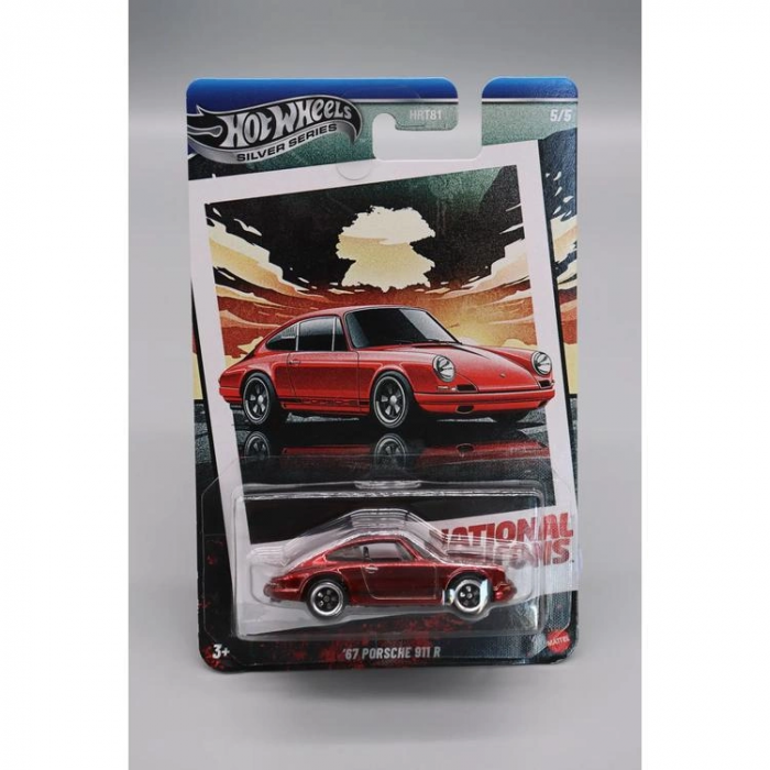 MATTEL HRT81/JBY91 HOT WHEELS SILVER SERIES VINTAGE 67 PORSCHE 911 R ...