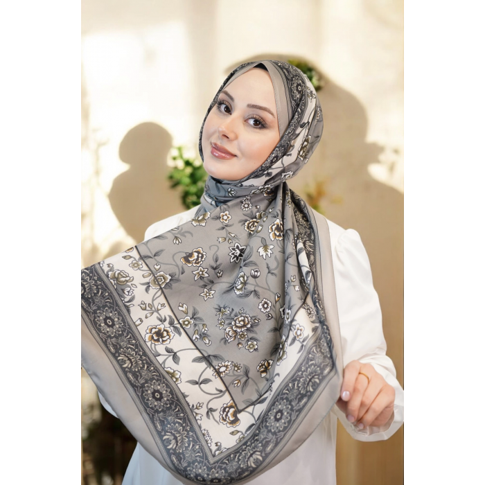 Flower Model Retro Desen Şal