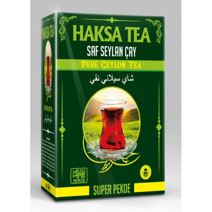HAKSA TEA SAF SEYLAN ÇAY 800 GR X12