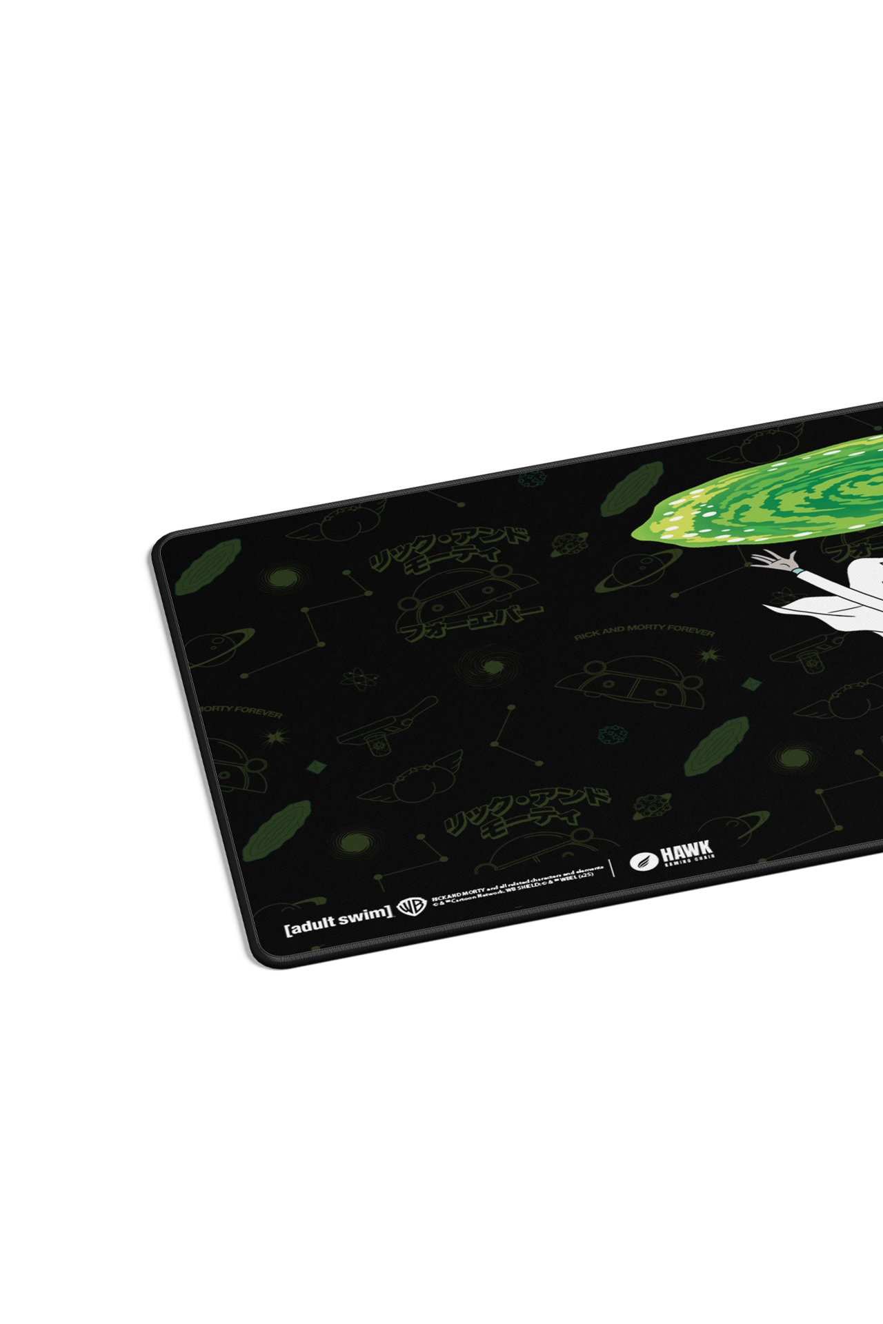 Hawk Rick And Morty Portal 90x40 Mouse Pad | Hawk Chair