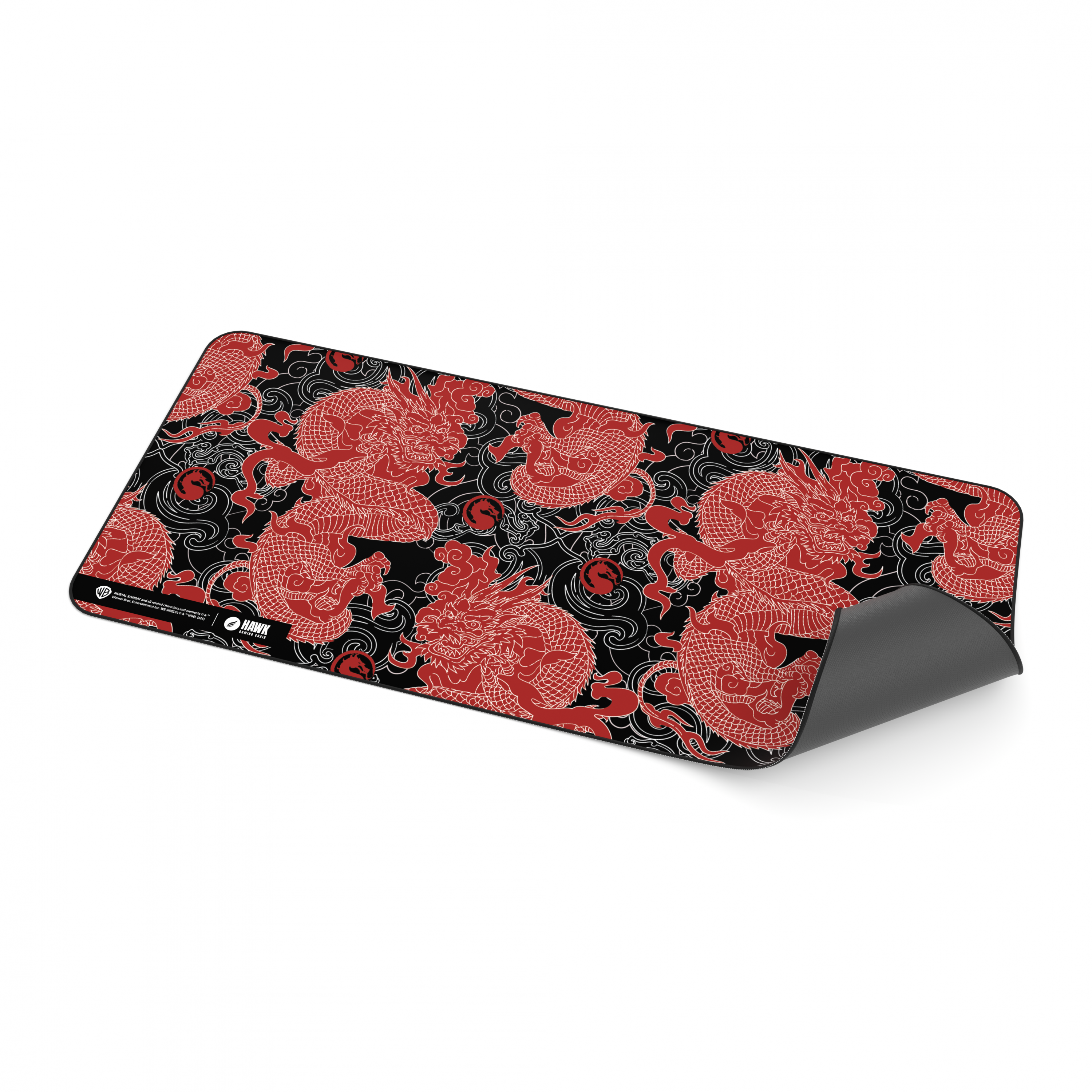 Hawk Mortal Kombat Red Dragon 90x40 Mouse Pad | Hawk Chair