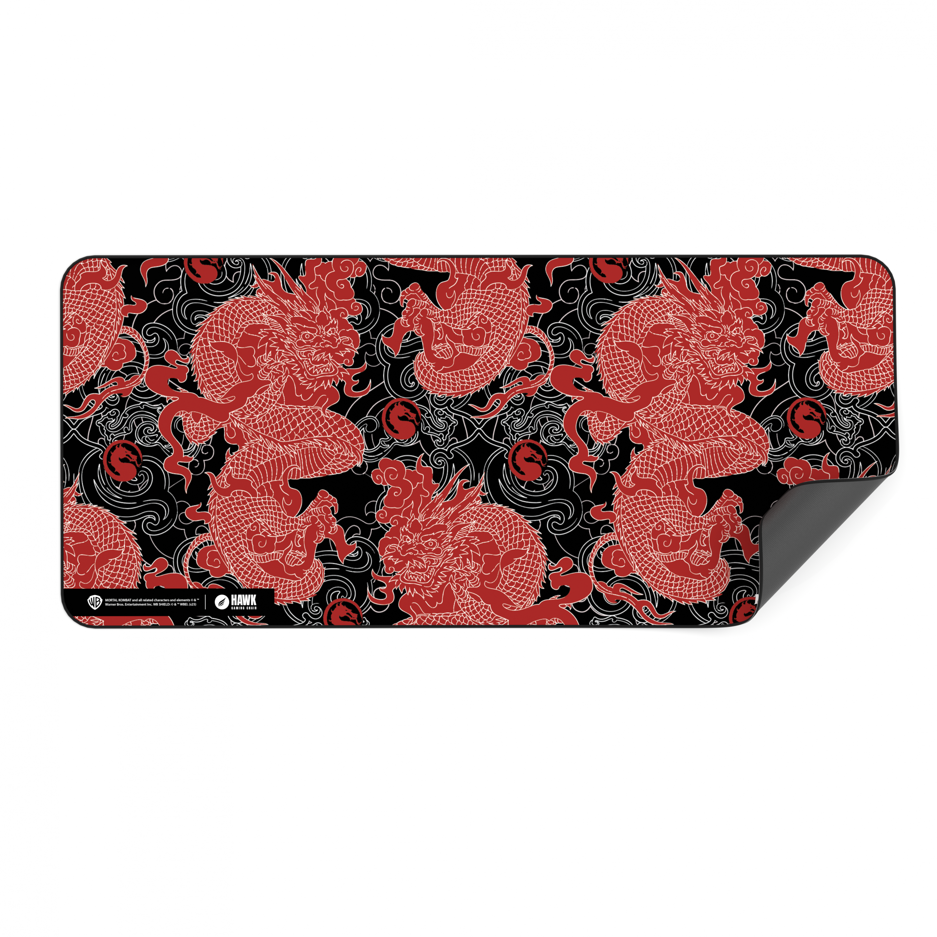 Hawk Mortal Kombat Red Dragon 90x40 Mouse Pad | Hawk Chair