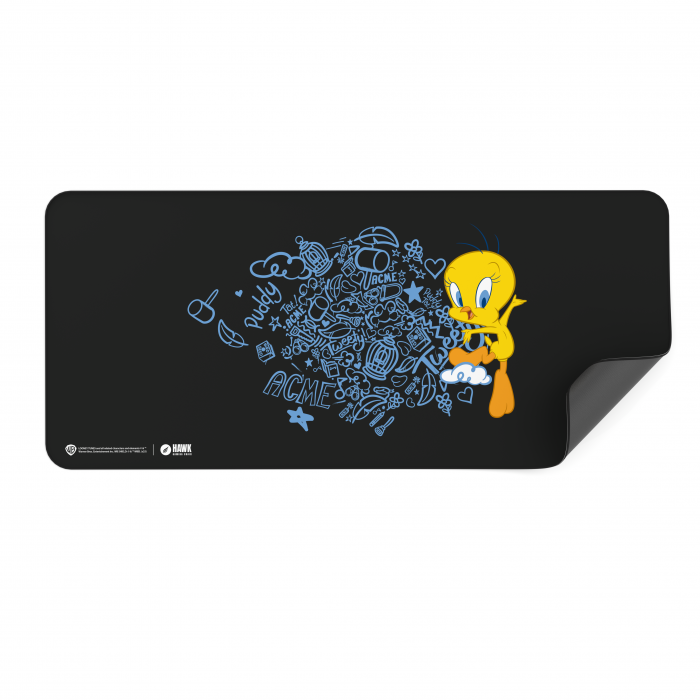 Hawk Looney Tunes Tweety Graffiti 90x40 Mouse Pad | Hawk Chair
