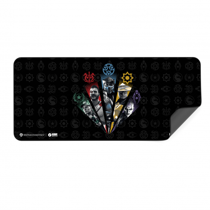 Hawk Mortal Kombat Fighters 90x40 Mouse Pad | Hawk Chair