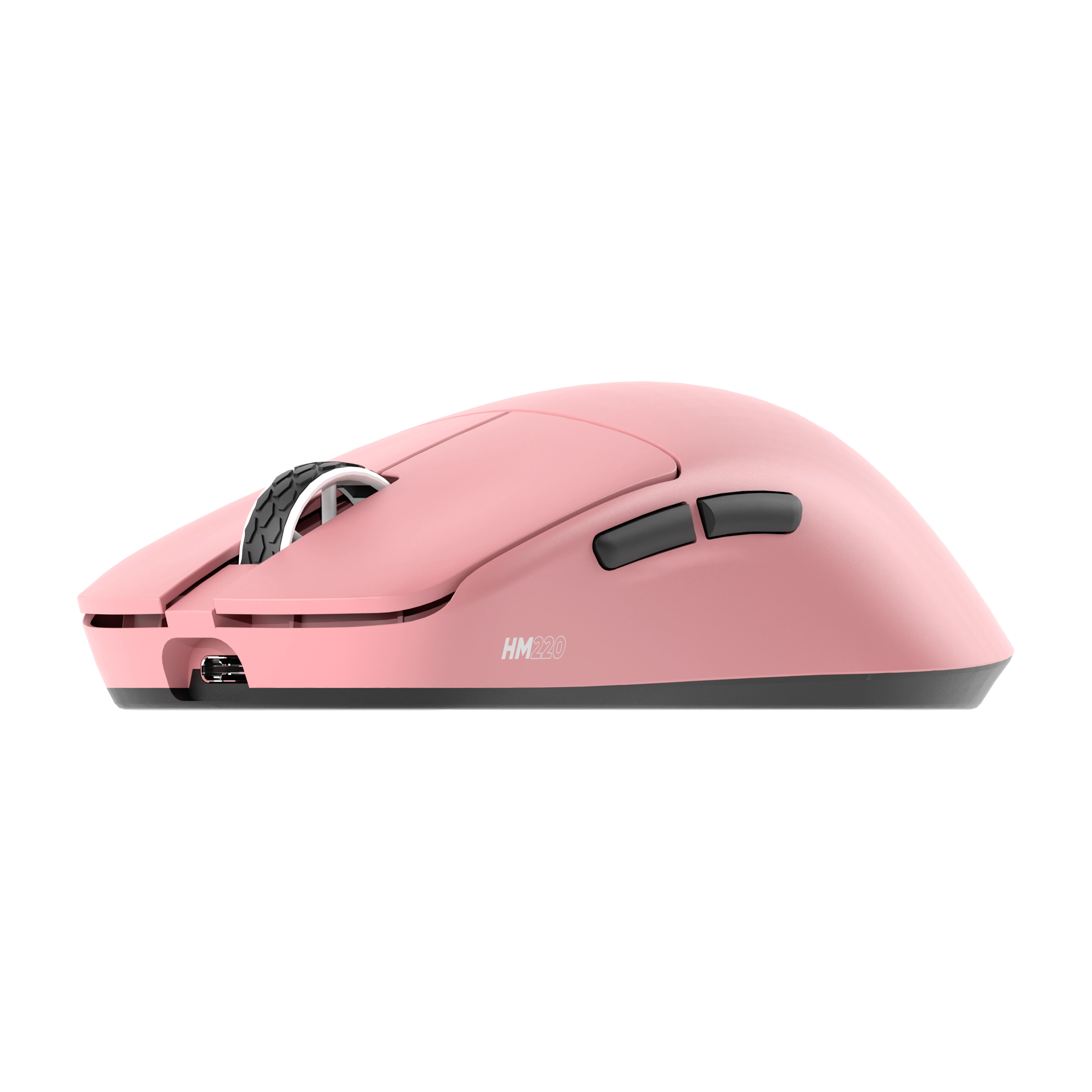 HM220 1K Hz 12000 DPI Tri-Mode Kablosuz/Bluetooth Pembe Gaming Oyuncu ...