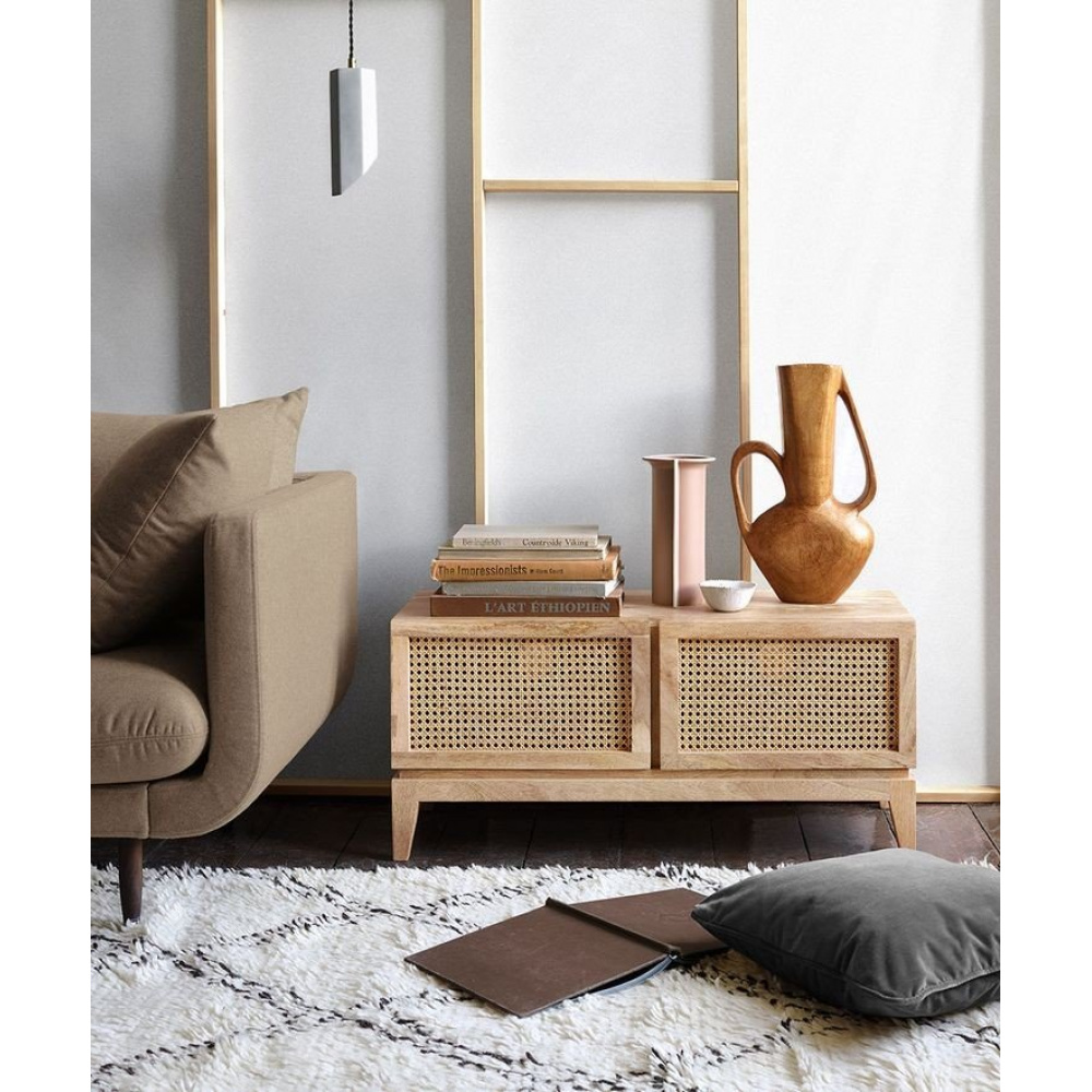 ŞafakMobilya Hazeran Kapak Detaylı Ahşap Konsol 90x50x35 cm | Yemek ...