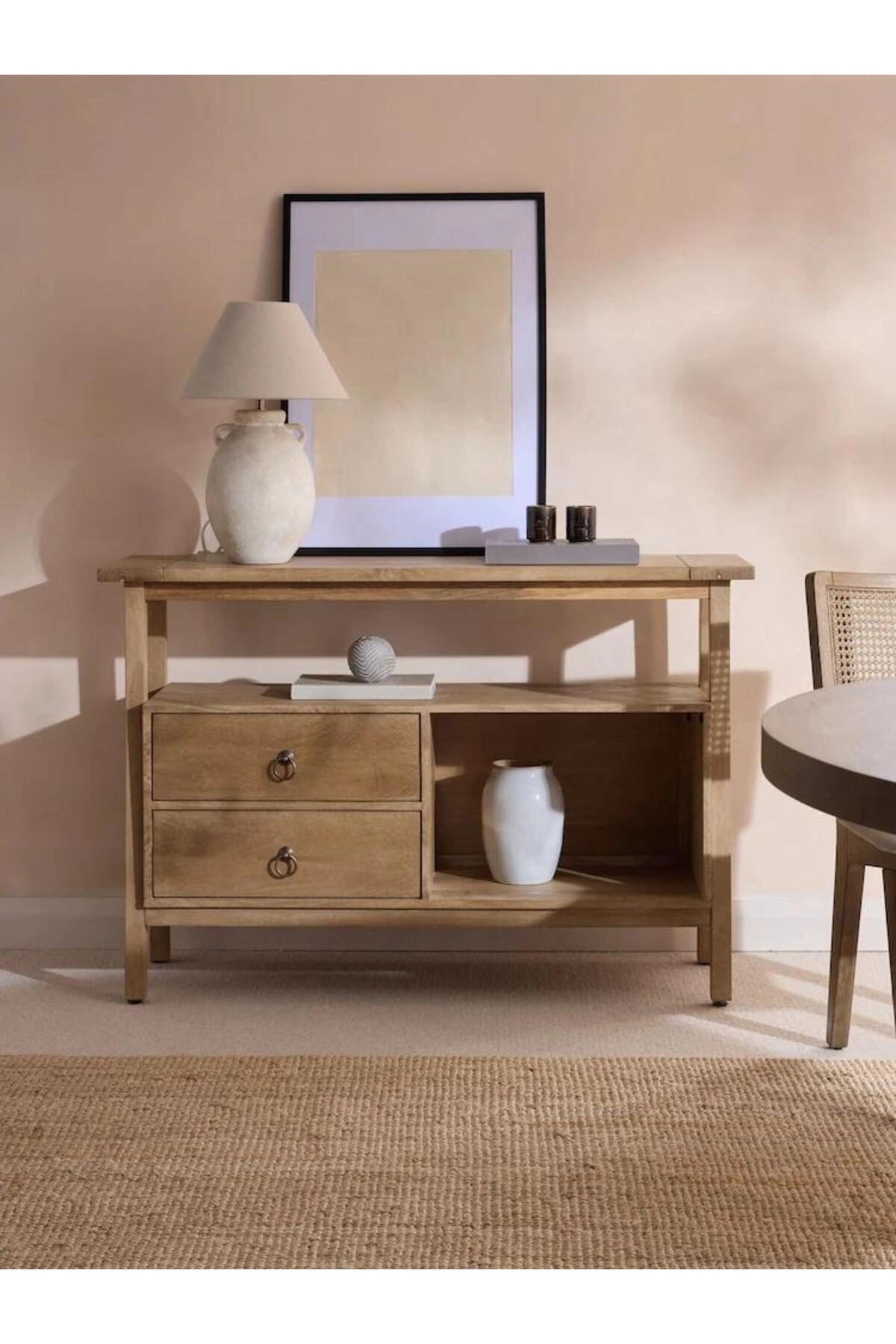 Hector Masif Ahşap Çok Amaçlı Büfe