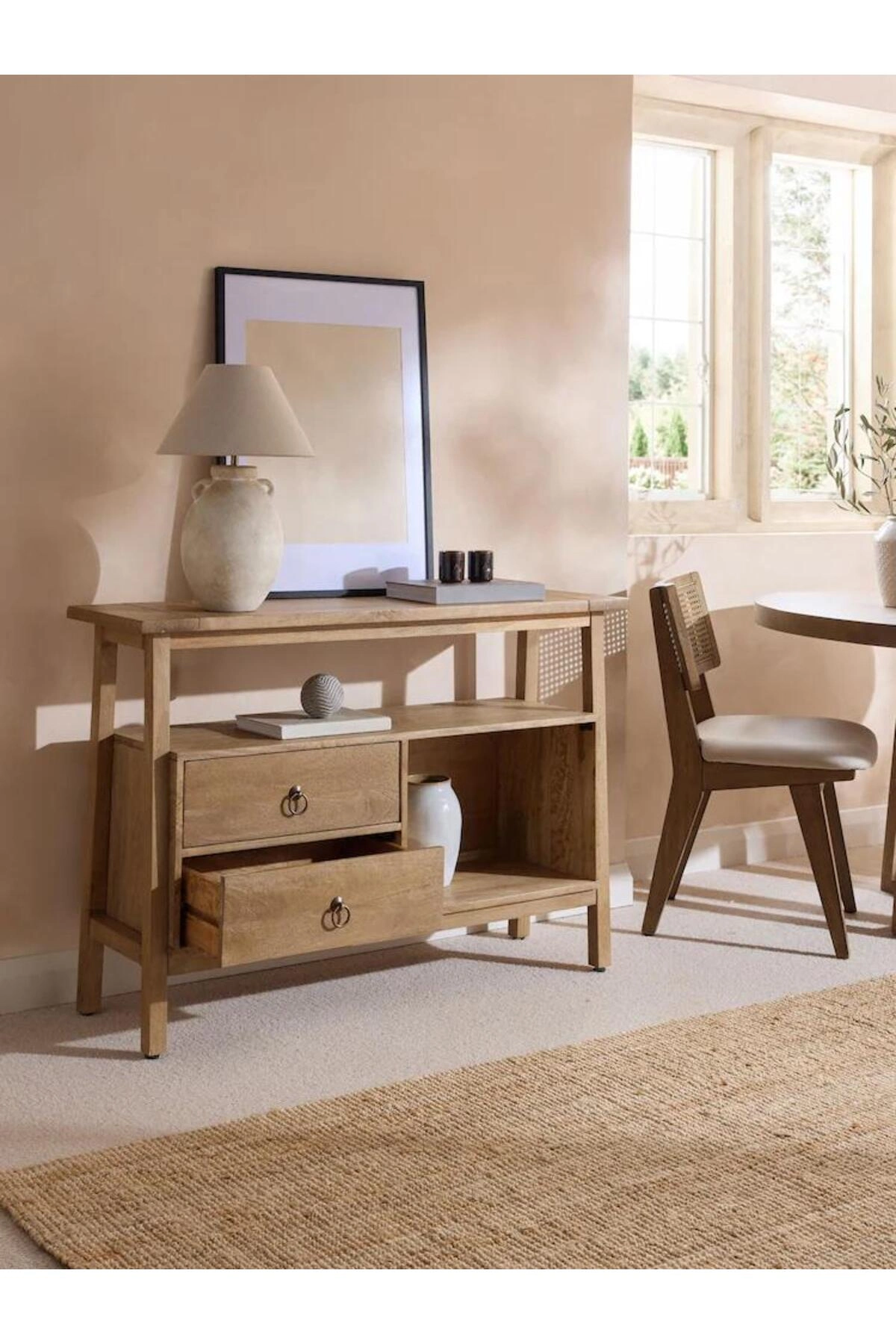 Hector Masif Ahşap Çok Amaçlı Büfe