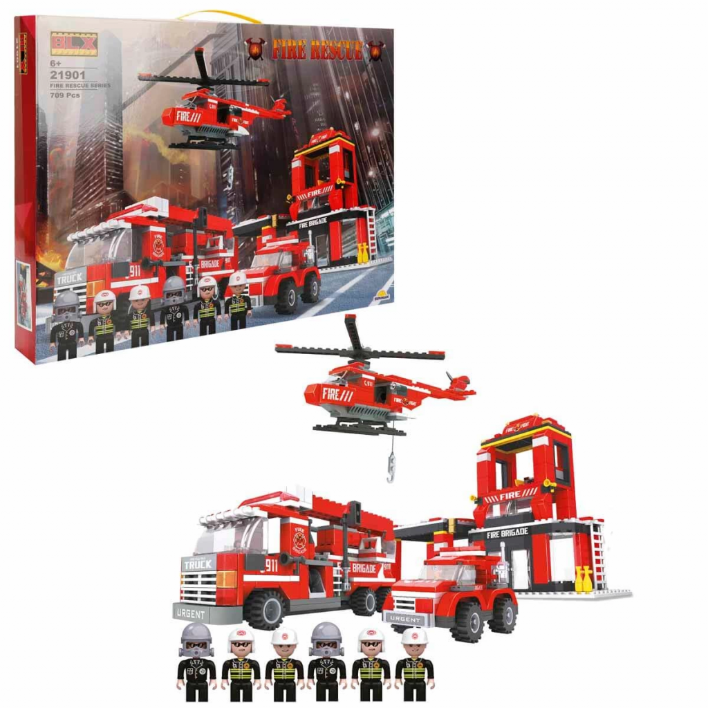 SUNMAN S00004621 - SUN-RST-BLX-FIRE RESCUE SET 6FGR.709PRÇ.