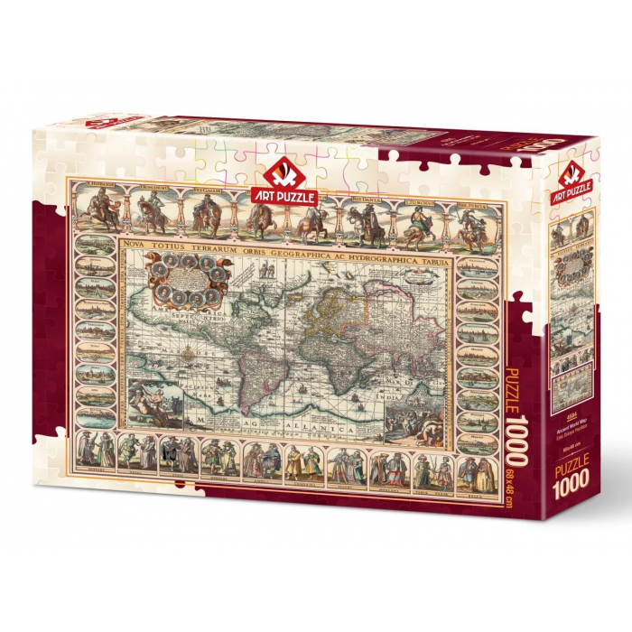 ART PUZZLE 4584 ESKİ DÜNYA HARİTASI
