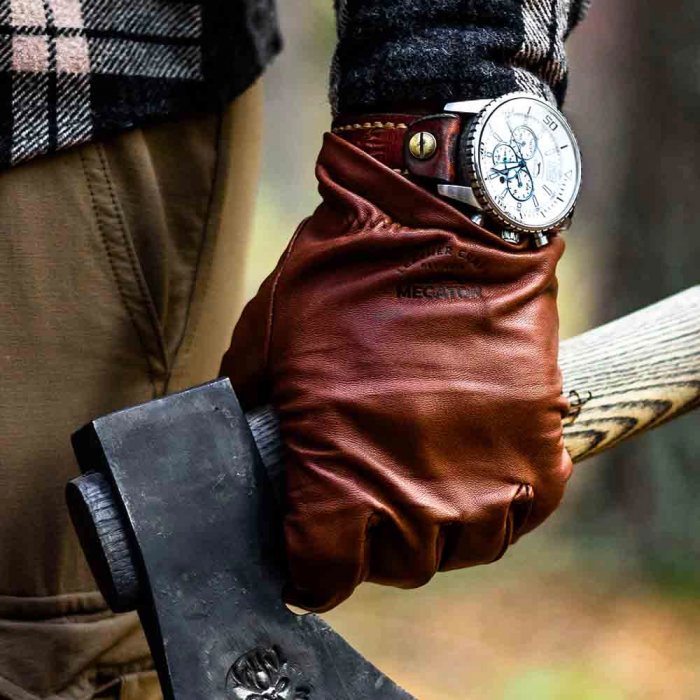 Bushcraft Deri Eldiven (Taba) Megaton Hand Tools | Kamp ve Orman Baltaları | Deri Aparat ve ...