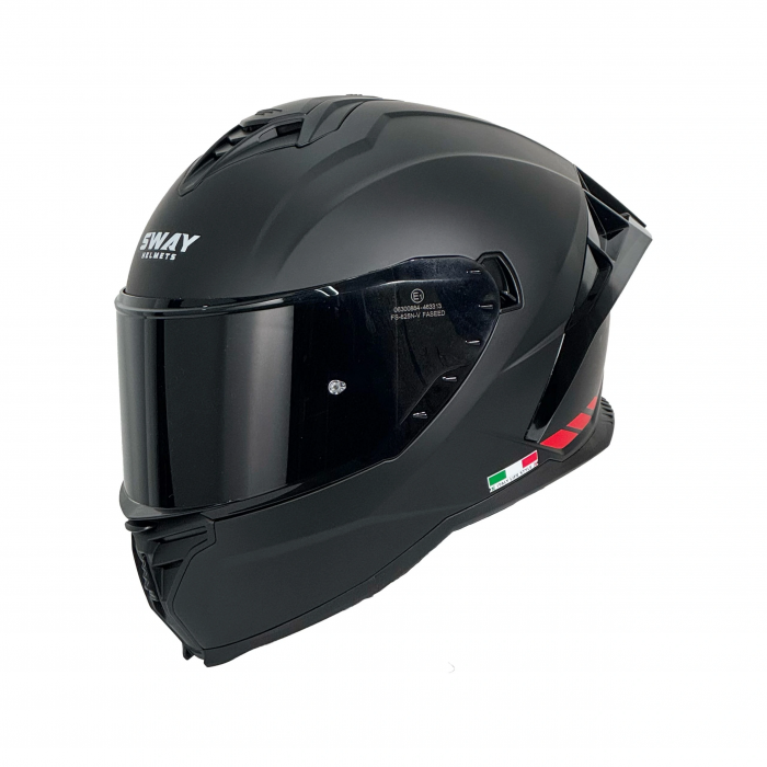 SWAY SW 867 RED STRIP MAT SİYAH (SİYAH CAMLI)