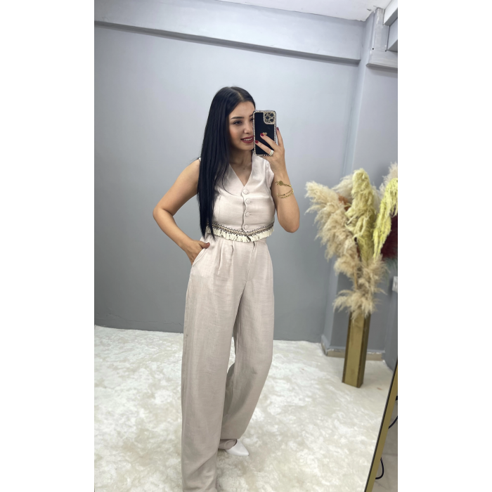 Alegra Yelek Pantolon İkili Takım