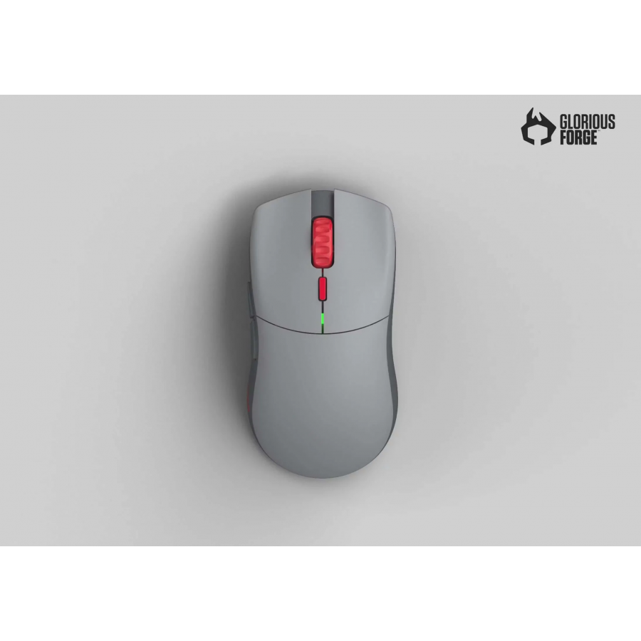 Glorious Forge Series ONE PRO Kablosuz Gri/Kırmızı - Gençer Gaming