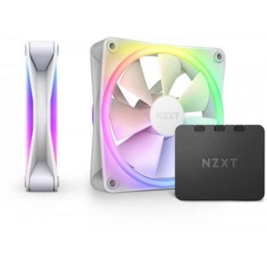 NZXT F140 RGB Duo Beyaz 140mm Fan 2'li Set - Gençer Gaming