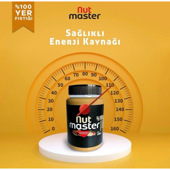Nut Master % 100 Yer Fıstığı Ezmesi 1000 gr