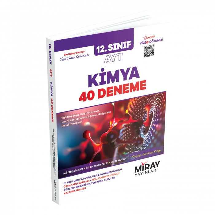 Miray 12. Sınıf AYT Kimya 40 Deneme