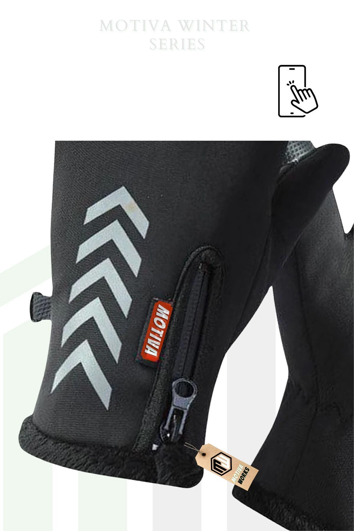 Softshell Unisex Bisiklet, Motosiklet Eldiven Dokunmatik Kışlık Suya ...