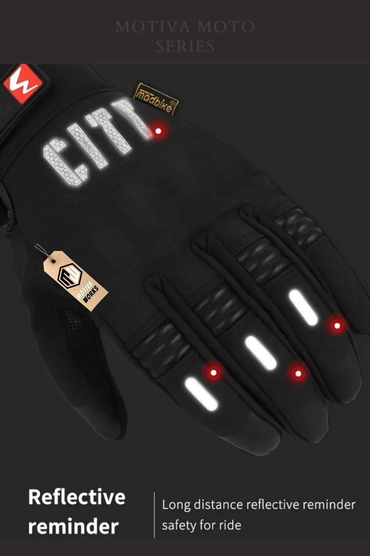 Madbike 2025 MD100S Siyah SoftShell Motosiklet Eldiveni Gizli Korumalı ...