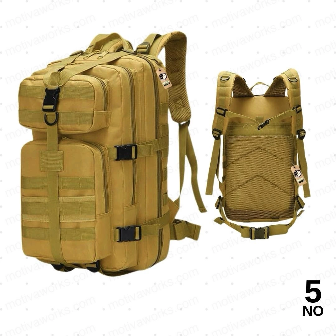 Taktik Çanta 35 Litre Çöl Tan Molle Tactical Çanta No5