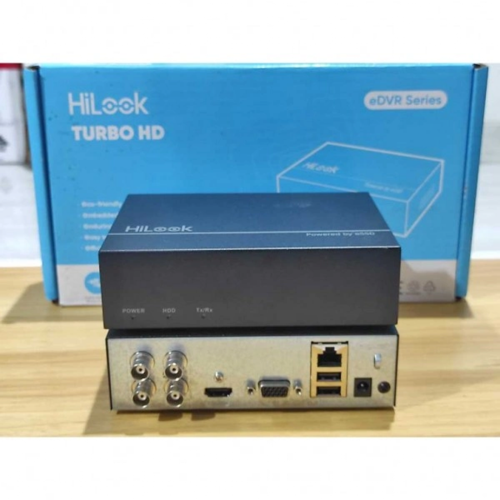 HILOOK DVR-E04G-E 4KANAL 2MPIX 1TB DAHILI ESSD H265PRO 5IN1 DVR Kayıt ...