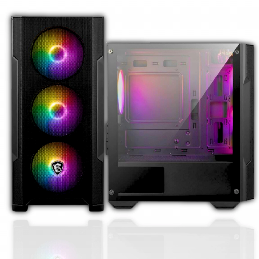 Msı Kasa Mag Forge M100A D60 600W 80+ 4X12Cm Argb Fan Matx