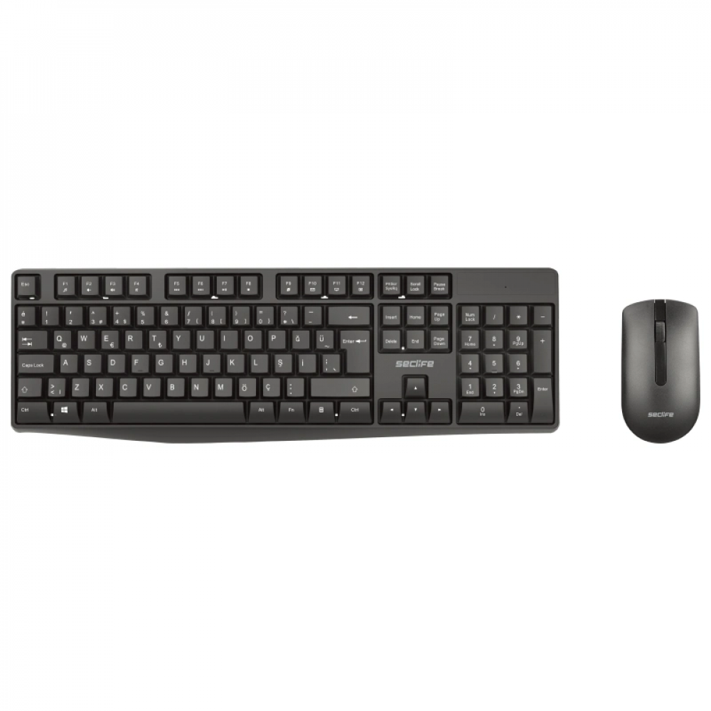 Seclife Klavye Set Slk-4530WQ Kurumsal Ofis Kablosuz Wireless Klavye ...