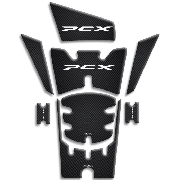 HONDA PCX TANK PAD SET 2025 MODEL 8 PARÇA 008 KARBON