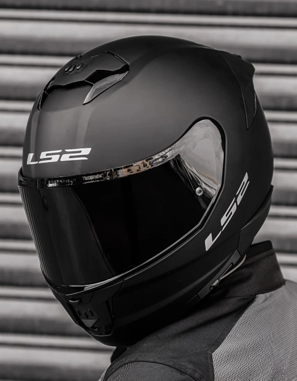 LS2 STTREAM 2 MAT SİYAH KASK ( SİYAH+ŞEFFAF CAM )