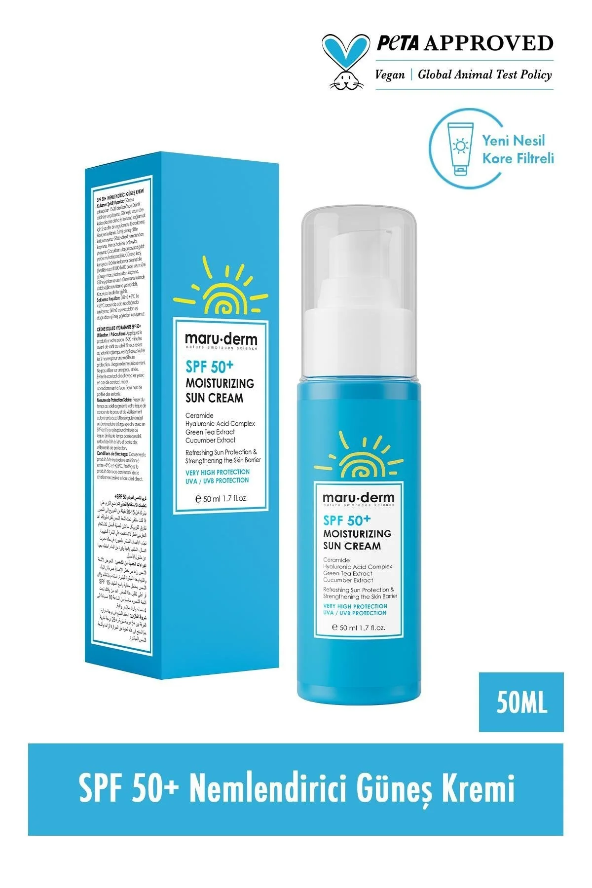 Rafta Bul Maruderm SPF 50+ Nemlendirici Güneş Kremi 50 ml | En Uygun ...