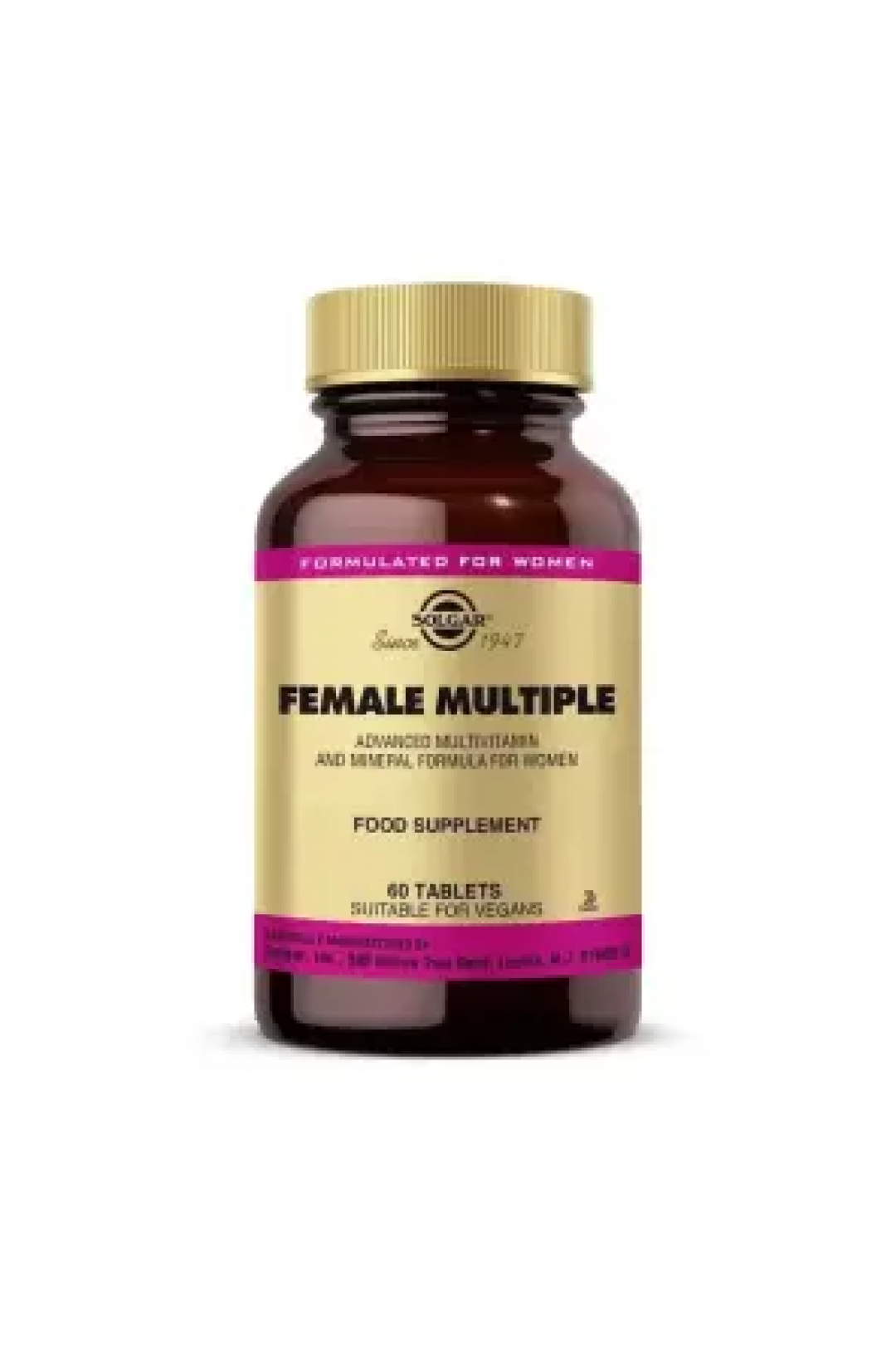 Rafta Bul Solgar Female Multiple 60 Tablet | En Uygun Fiyat ve Hızlı ...